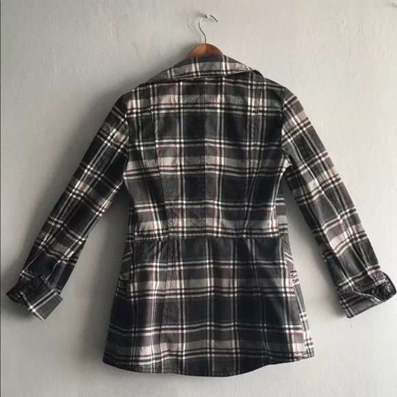 Zara TRF | Jackets & Coats | Zara Trf Fitted Plaid Coat | Poshmark